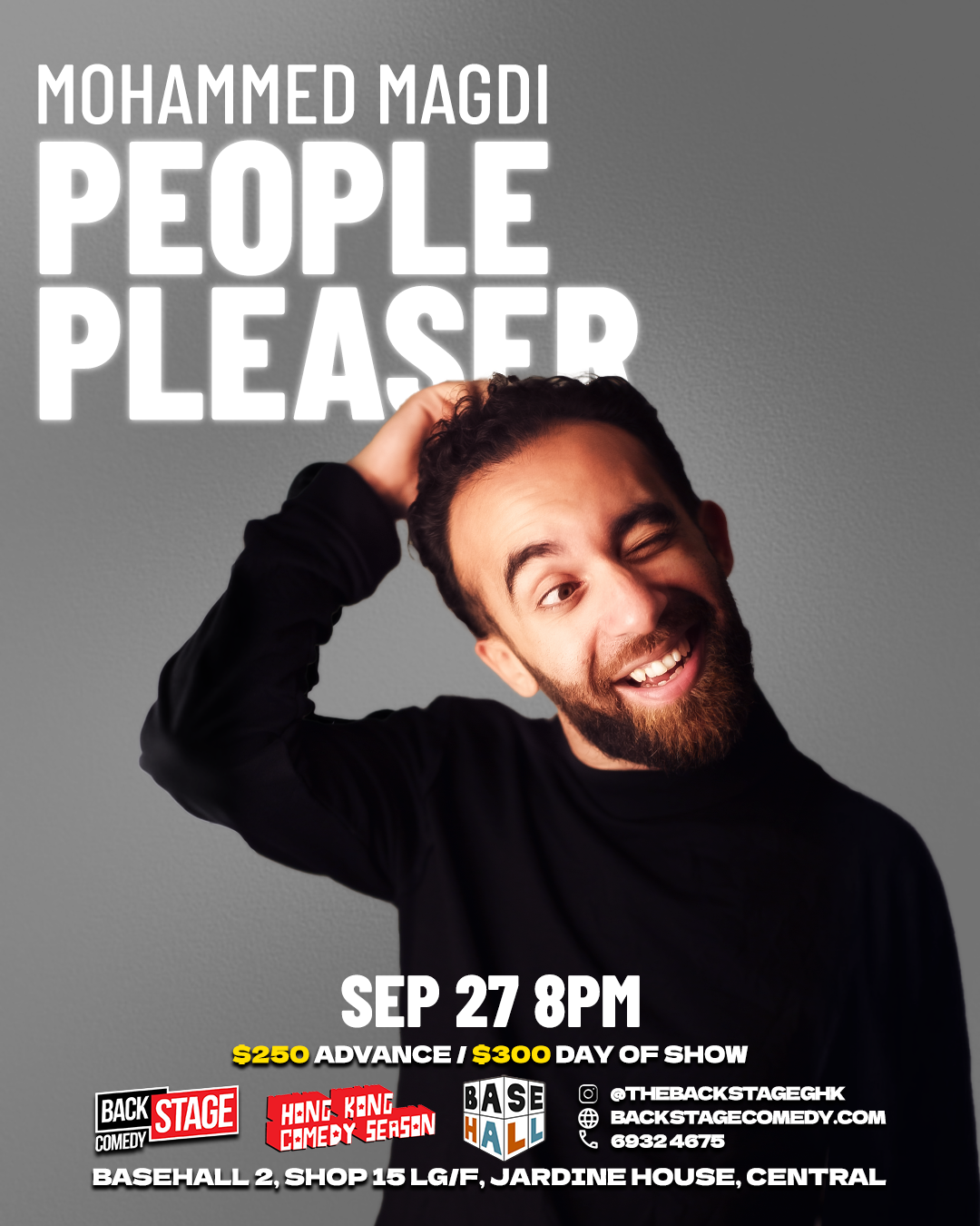 Backstage Comedy Hong Kong | Mohammed Magdi Headlines