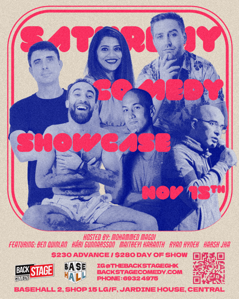 Comedy Club | Backstage Comedy | Hong Kong Island
